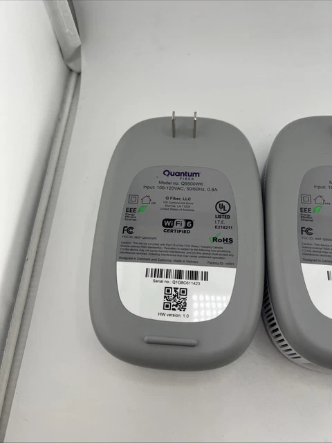 QUANTUM FIBER Q9500WK Tri Band WiFi 6 Mesh Pod 3 Qty For Parts or Not ...