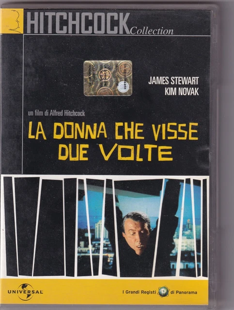 VERTIGO LA DONNA CHE VISSE DUE VOLTE DVD Hitchcock James Stewart Ottimo ...