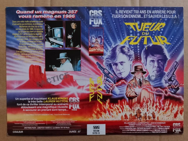 JAQUETTE VHS - Tueur Du Futur - Vhs Sleeve - William Devane - Klaus Kinski EUR 5,00 - PicClick FR