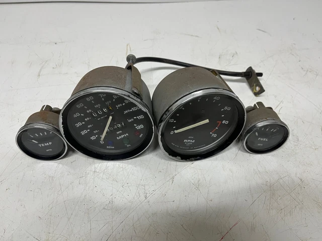 TRIUMPH SPITFIRE 1500 Rev Counter Speedometer Fuel Temp Gauge Clock Set ...