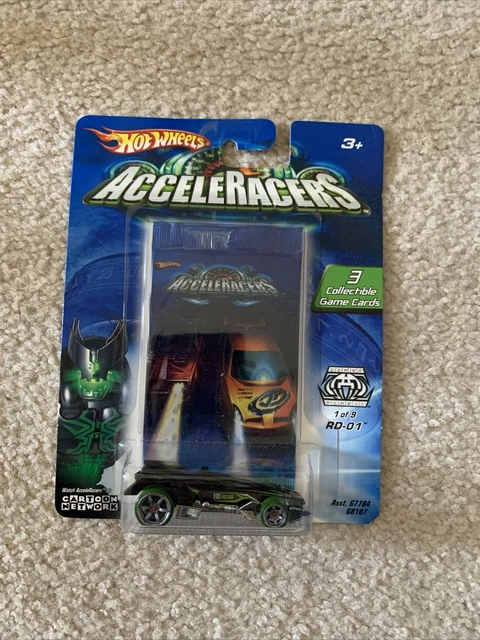 VINTAGE HOT WHEELS Acceleracers Racing Drones RD-01 Sealed pack of 3 ...