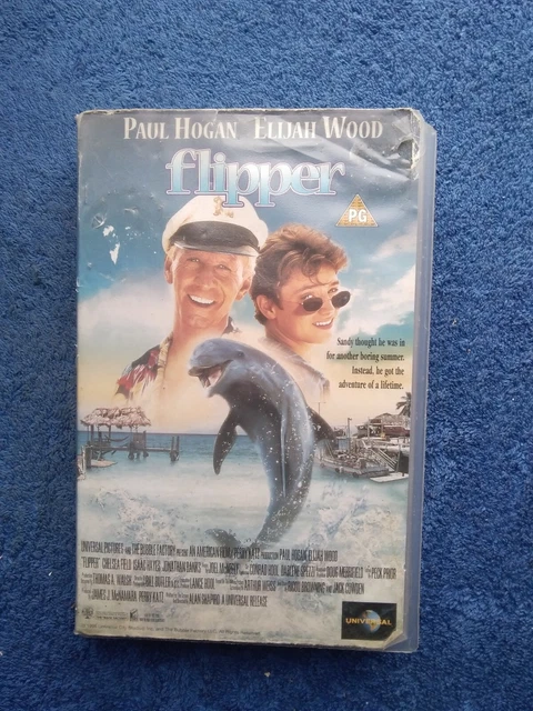 FLIPPER VHS VIDEO Big Box Ex-Rental Freepost £6.99 - PicClick UK
