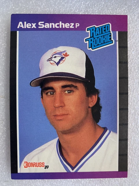 1989 DONRUSS #47 Alex Sanchez Toronto Blue Jays MLB carte à ...