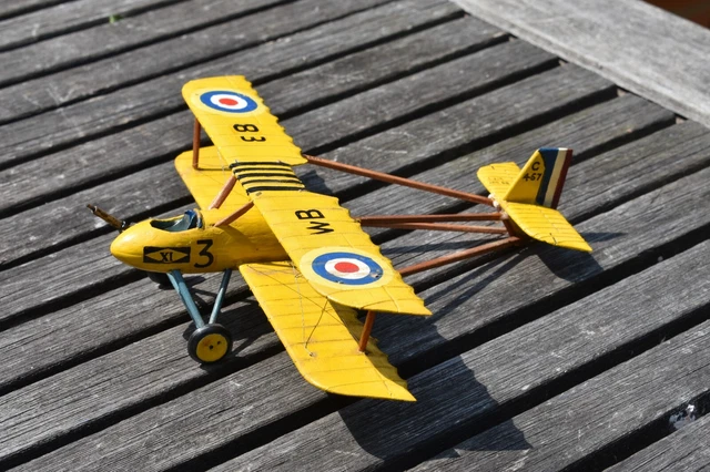 VINTAGE BUILT 1/72 WW1 British Aircraft De Havilland DH 2 Plastic Model ...