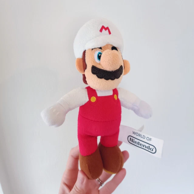 SUPER MARIO BROS Plush Mario Fire World of Nintendo Soft Toy £7.99 ...