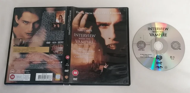 DVD - INTERVIEW With The Vampire Tom Cruise Brad Pitt DVD Cult Horror ...