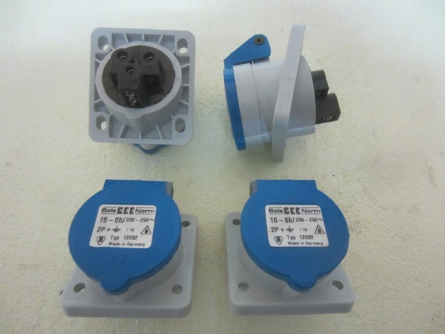 2 X BALS CEE Norm Cekon Steckdose Mannekes Wacker Umformen ...