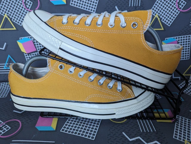 CONVERSE CHUCK TAYLOR All Star 70 Low Sunflower Yellow Trainers UK Size ...