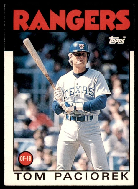 1986 TOPPS TRADED Tom Paciorek. Texas Rangers #83T EUR 1,93 - PicClick FR