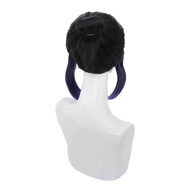 PERIWIG COSPLAY HAIRPIECE Demon Slayer Gabal Anime Kochou Shinobu Wig ...