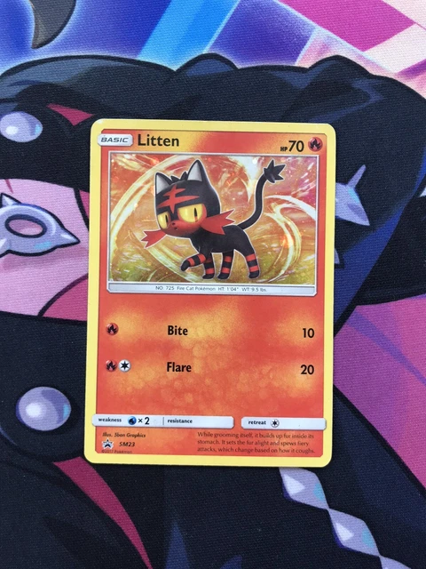 POKEMON TCG LITTEN SM23 Cosmos Holo Sun & Moon Black Star Promo HP. EUR ...