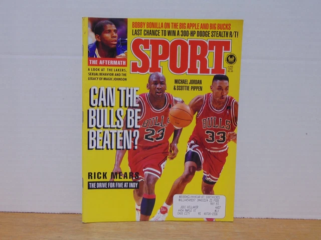 SPORT MAGAZINE VOLUME 83 Number 6 June 1992 Michael Jordan Scottie ...