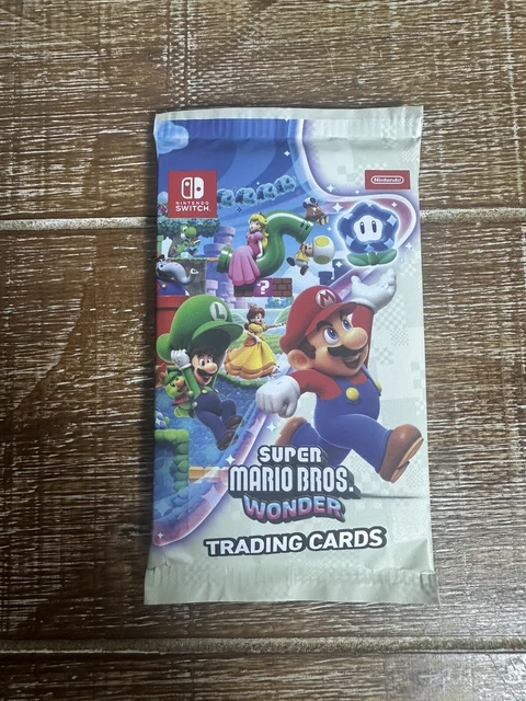 SUPER MARIO BROS Wonder - Trading Card Pack Only - Brand New/Sealed $48 ...