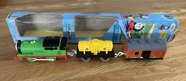 RARE TOMY MOTOR Road And Rail Thomas & Friends Percy, Original Box £24. ...