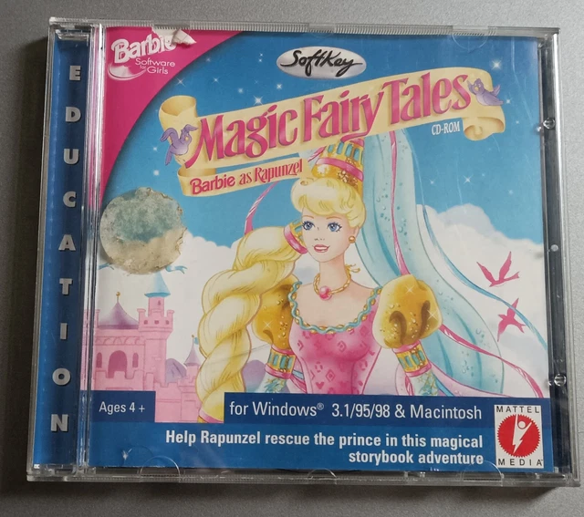BARBIE MAGIC FAIRY Tales PC CD-Rom Game Barbie As Rapunzel Mattel £9.03 ...