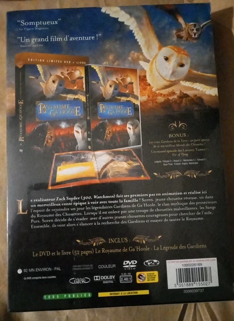 COFFRET DVD ET Livre Le Royaume De Ga Hoole Neuf Sous Blister EUR 8,00 ...