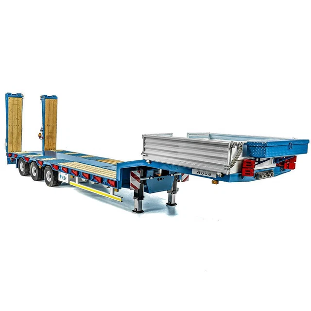 LESU METAL HYDRAULIC Painted Lifting Tailboard Trailer RC Tractor Truck ...