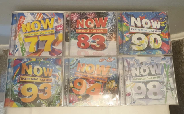NOW THAT'S WHAT I Call Music CD Bundle 77 83 90 93 94 98 Christmas ...