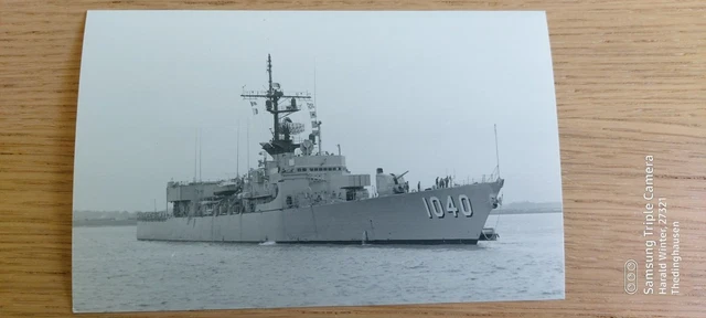 PHOTO NAVAL SHIP frigates USS Garcia FF1040 US Navy approx. 14x9cm £15. ...