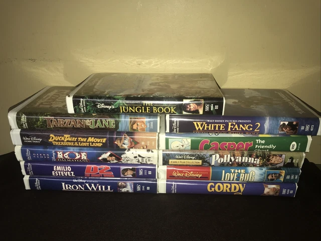 11 FAMILY MOVIE VHS lot Disney Home Video Masterpiece Collection ...