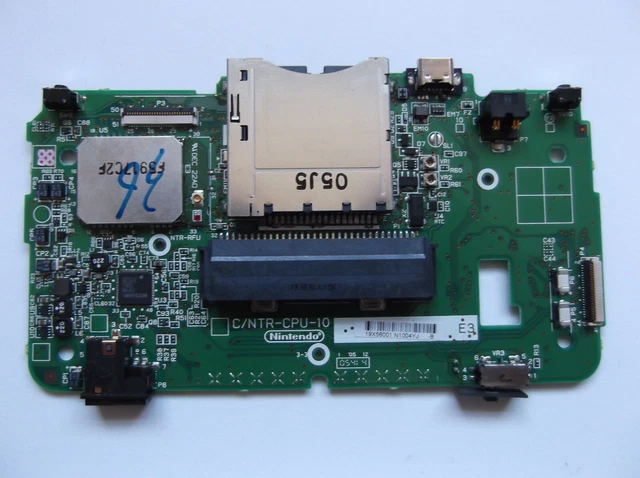 ORIGINAL NINTENDO DS motherboard. USB C charge socket. 40820D prototype ...