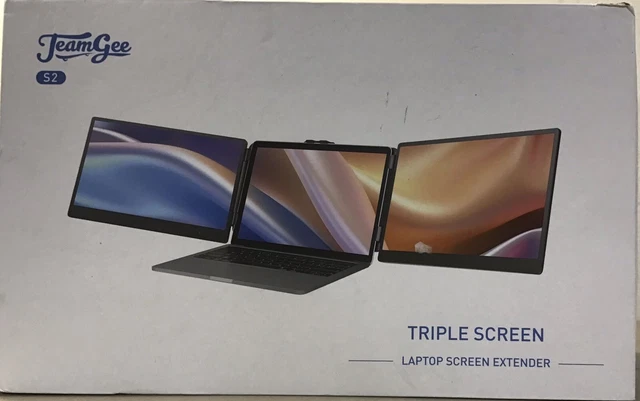 TEAMGEE PORTABLE MONITOR S2 Triple Screen Laptop Extender EUR 55,55 ...