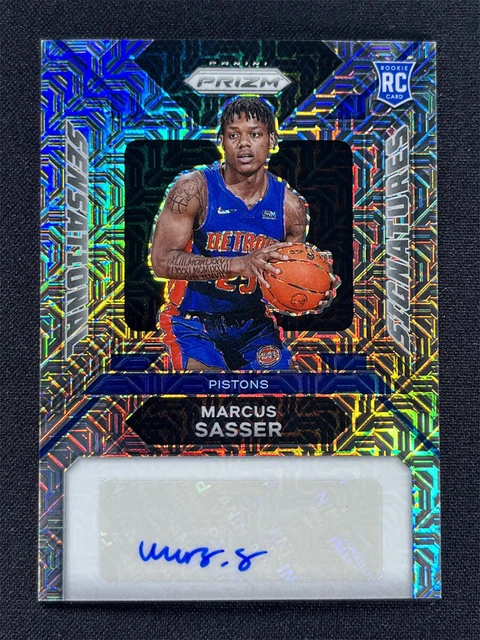 2023-24 PANINI PRIZM Marcus Sasser Mojo Prizm Sensational Signatures ...