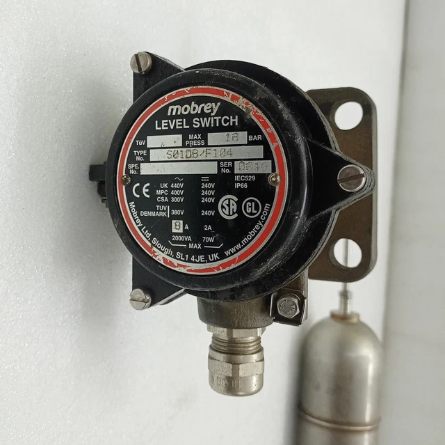 MOBREY LEVEL SWITCH S01DB/F104 Float level switch S01DBF104 £373.65 ...