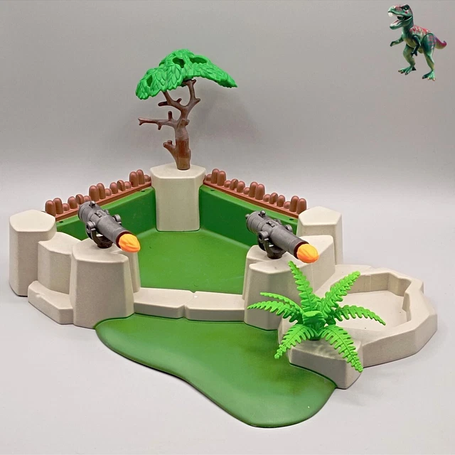 PLAYMOBIL FORTERESSE BASTION Stockade Canons Siège Pirate Diorama ...