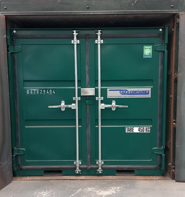 METAL SHIPPING CONTAINER 6'x6' Tool Storage / Lock Up Garage Shed CTX ...