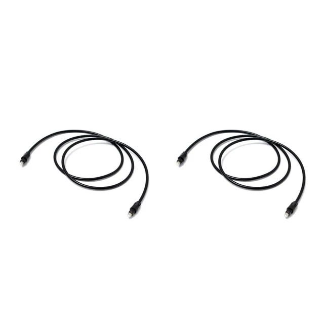 2 COUNT OPTICAL Network Terminal Extension Cable Digital Audio Fiber £7 ...