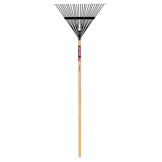 TRUPER 30480 STEEL Leaf Rake 24 Tines - 24-Inch Head, 54-Inch Wood ...