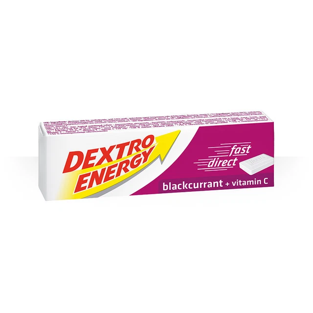 DEXTRO ENERGY FAST Direct Blackcurrant + Vitamin C 47g X 3 £4.70 - PicClick UK