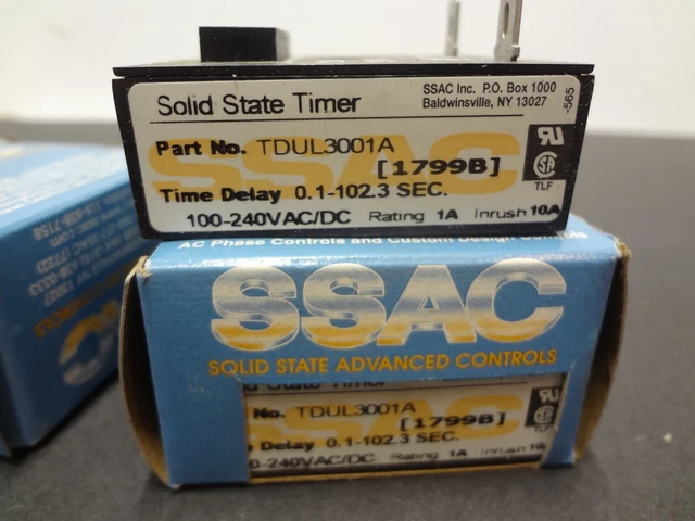 ABB TDU3001A SOLID State Timer SSAC 1-1023 Sec $80.00 - PicClick
