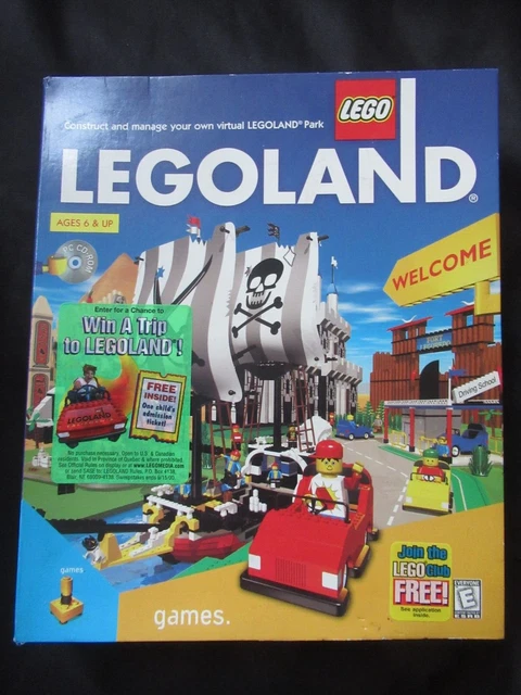 LEGOLAND PC VIDEO Game LEGO Open Box Disc Sealed Complete Windows 95/98 ...