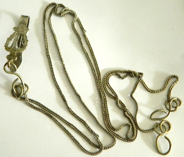 CLAVET DE CHÂTELAINE de couturière en argent en forme de lyre EUR 70,00 ...