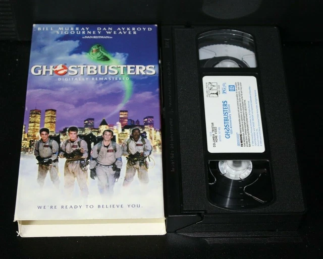 GHOSTBUSTERS VHS CASSETTE Tape 1999 Remastered Bill Murray Dan Aykroyd ...