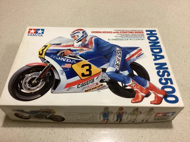 TAMIYA 1/12 HONDA NS500 with Starting Rider Figure 1985 used kit £39.16 ...
