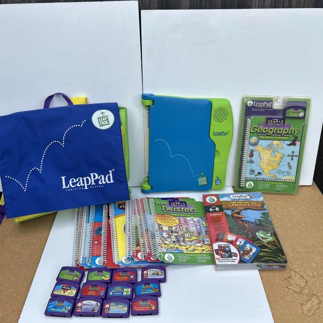 LEAPFROG PINK LEAP Pad Writing Learning System & X 14 Cartridges ...