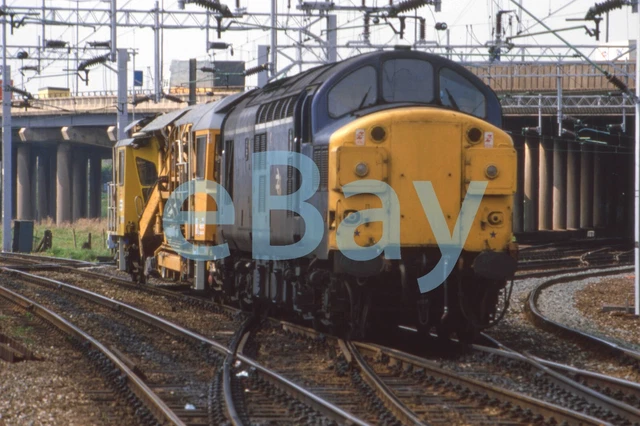 35MM RAILWAY SLIDE of Class 37 37062 @ Bescot - Copyright to Buyer £4. ...
