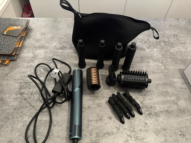 SHARK FLEXSTYLE TEAL 5-in-1 Air Styler Hair Dryer HD450TLUK £94.30 ...