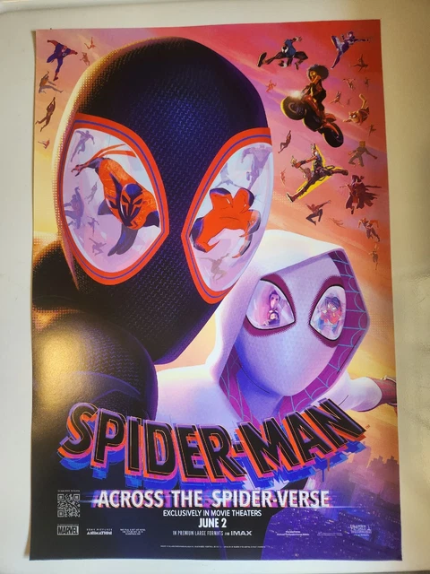 SPIDER-MAN ACROSS THE Spider-verse - original Promo movie poster 11x17 ...