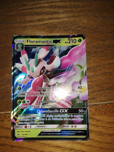 CARTE POKÉMON FLORAMANTIS GX 15/149 SL1 Soleil et Lune FR EUR 4,00 - PicClick FR
