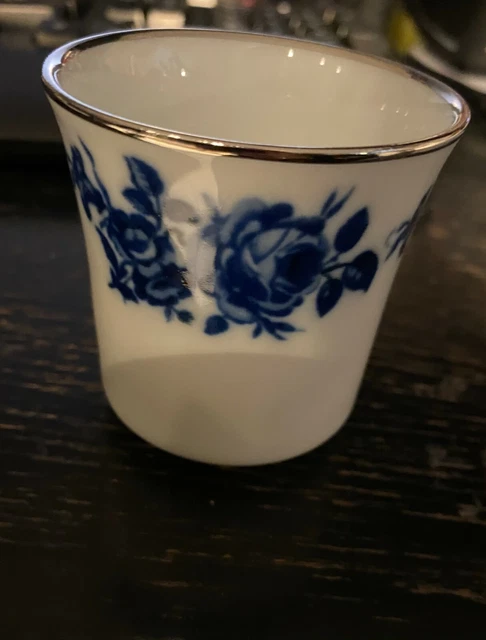 ROYAL PORZELLAN BAVARIA KPM kleine Vase echt Cobalt Handarbeit EUR 18 ...