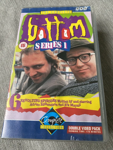 THE COMPLETE BOTTOM Series 1 Double BBC VHS Video 176 Mins £13.20 ...