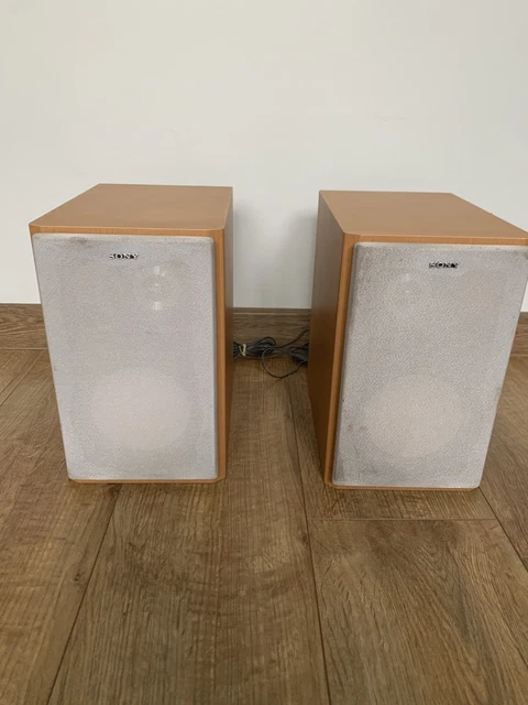 SONY SS-CCP300 BOOKSHELF Hi-Fi Stereo Loud Speakers, 6ohm 30w Tested ...