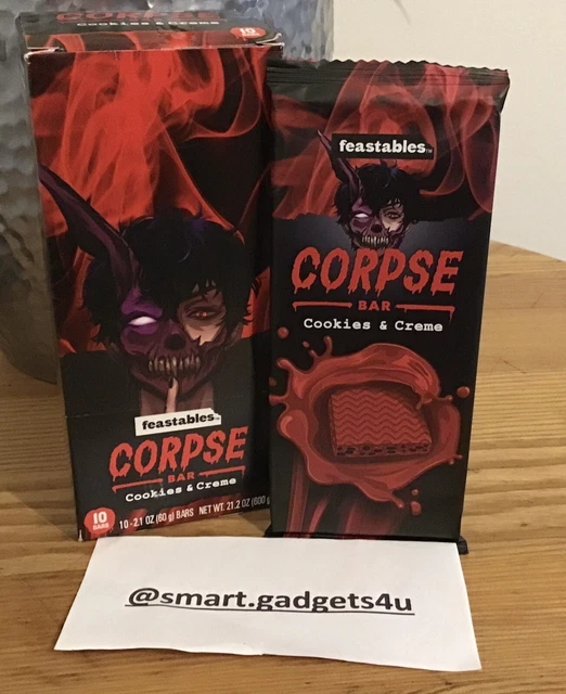 MR BEAST CHOCOLATE Feastables: CORPSE BAR Cookies & Creme X1 🍪🇬🇧 £9.49 ...
