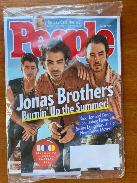 PEOPLE MAGAZINE JUNE 27, 2022 Jonas Brothers New In Plastic Wrapping £4 ...