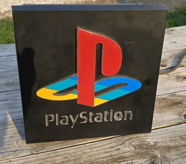OFFICIAL SONY PLAYSTATION PS1 Logo Retail Store Display Lighted Sign ...