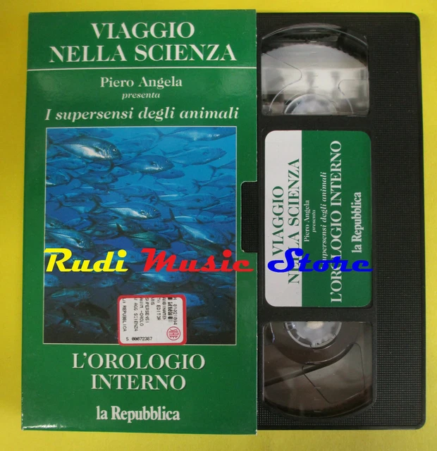 VHS CARDBOARD THE INTERNAL CLOCK Journey in Science PIERO ANGELA(F38 ...